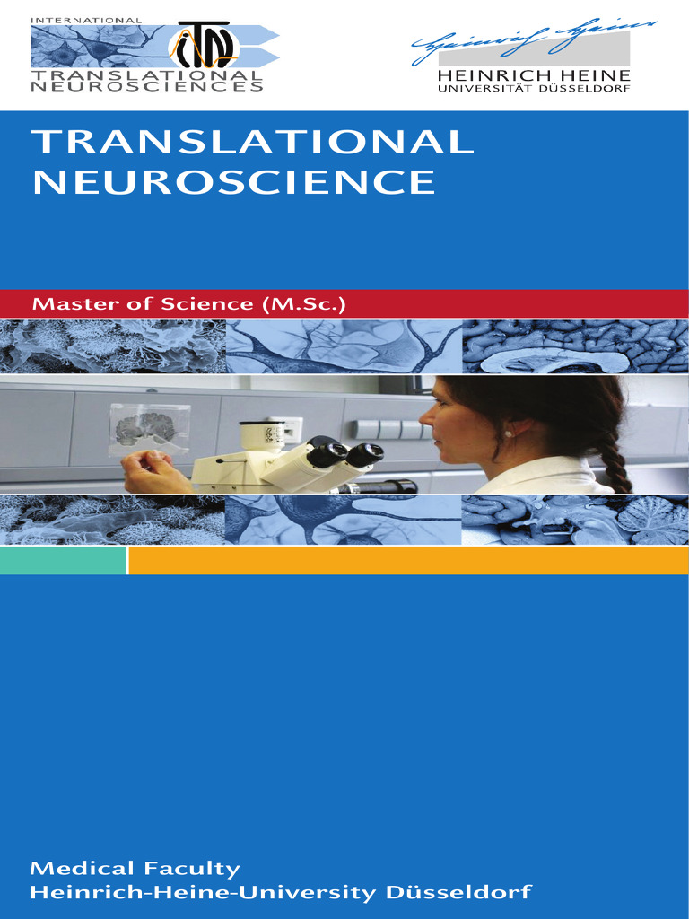 Flyer Translational Neuroscience 2019 | PDF | Neuroscience | Doctorate