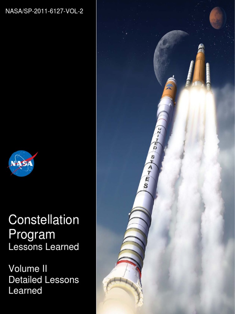 Constellation Program Lessons Learned Vol II Detailed Lessons Learned ...