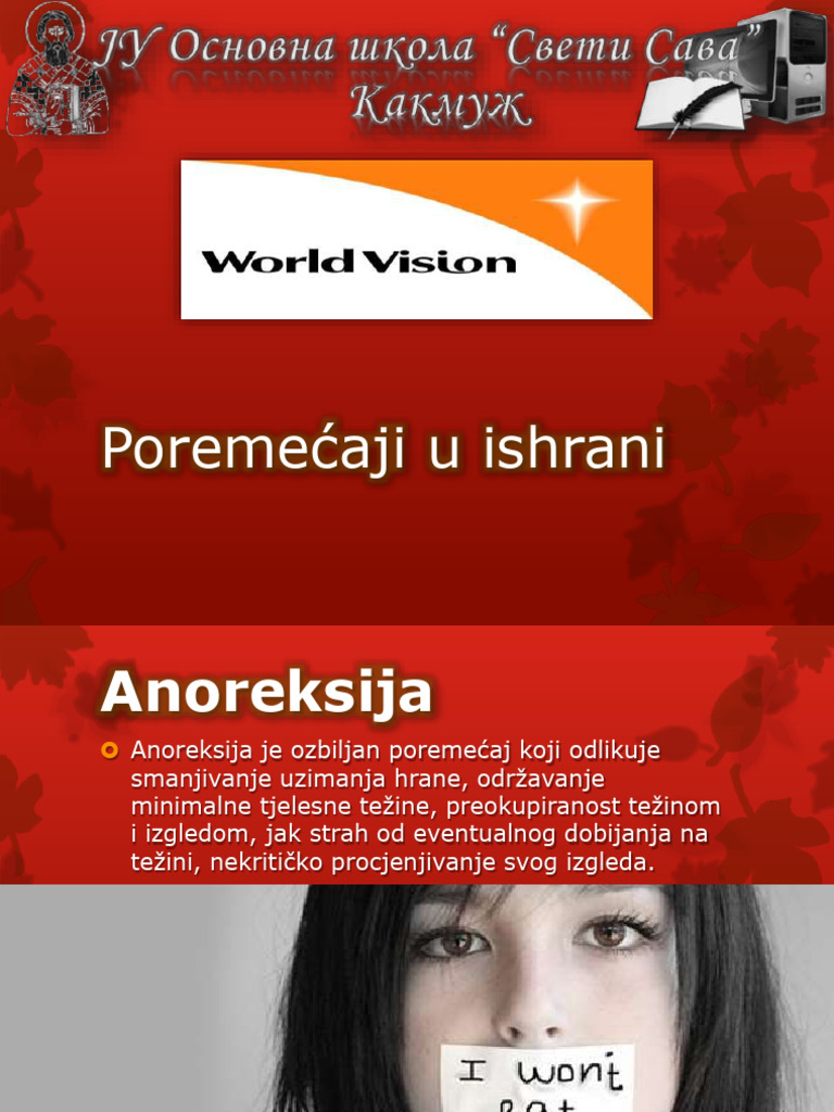 Poremećaji U Ishrani | PDF