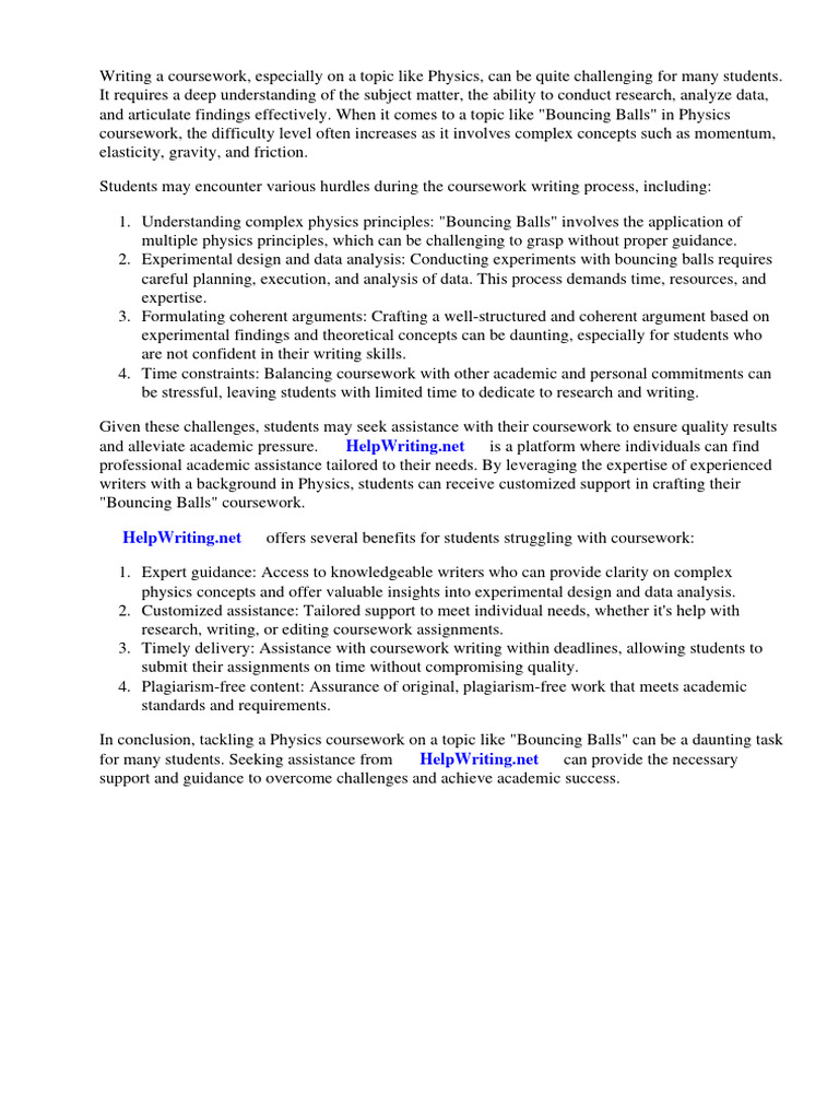 Physics Coursework Bouncing Balls | PDF | Force | Drag (Physics)