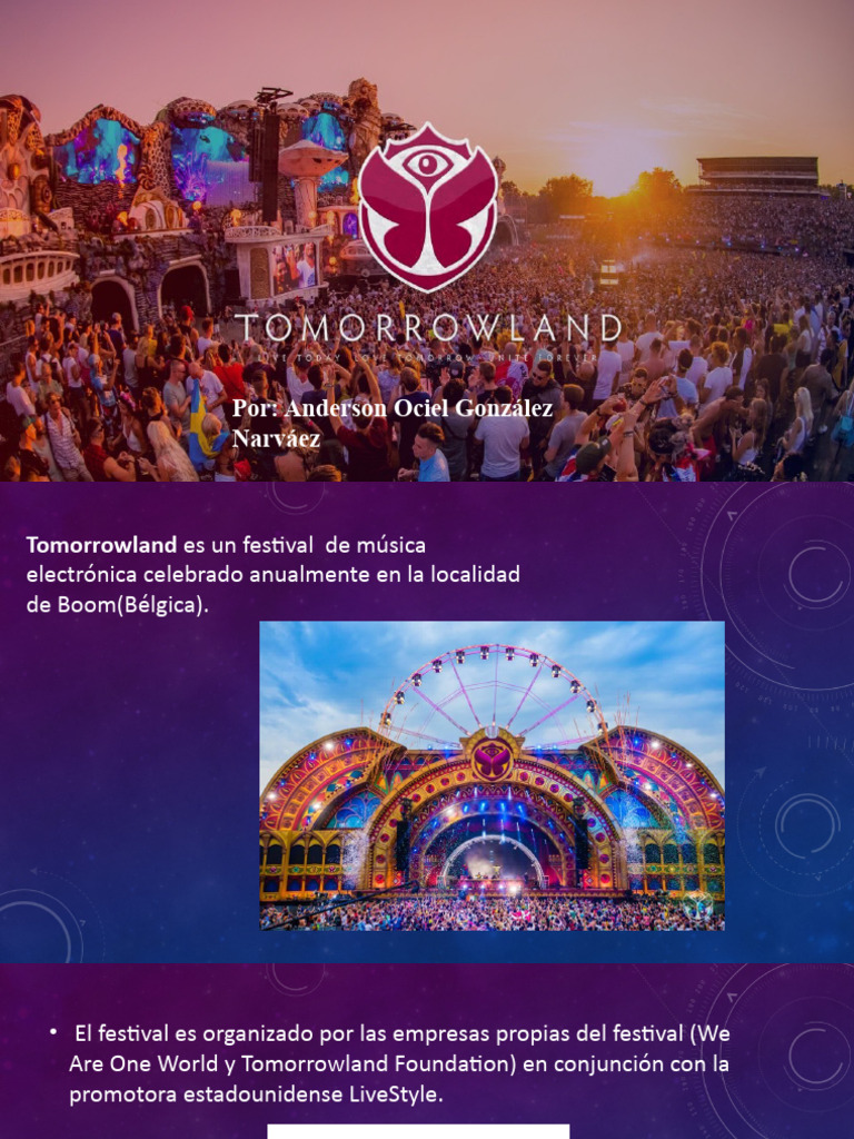 Tomorrowland 2.0 | PDF | Organizaciones de musica | Tecnología musical