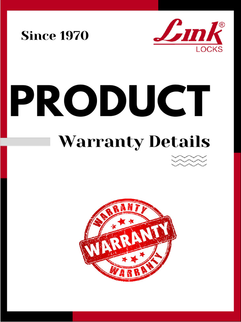 Link Locks Warranty | PDF