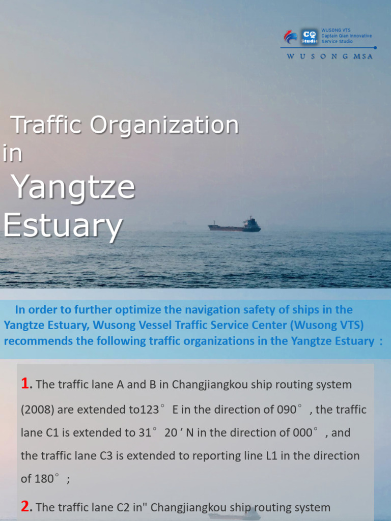 Yangtze Estuary Traffic Organization Guide | PDF | Shipping | Transport