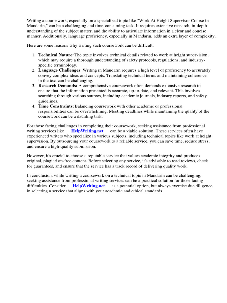 Work At Height Supervisor Course | PDF | Occupational Safety And Health ...