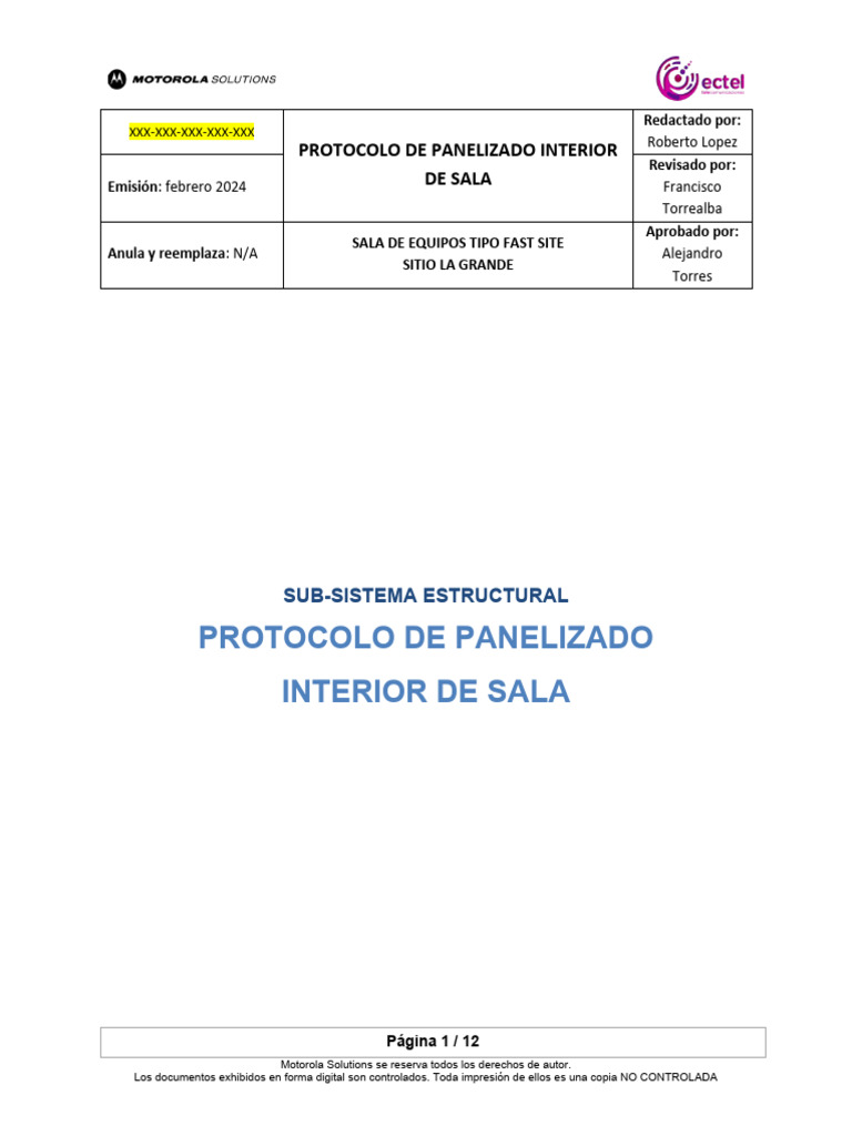 Protocolo Panelizacion Rev.A | PDF | Diseño | Ingeniería