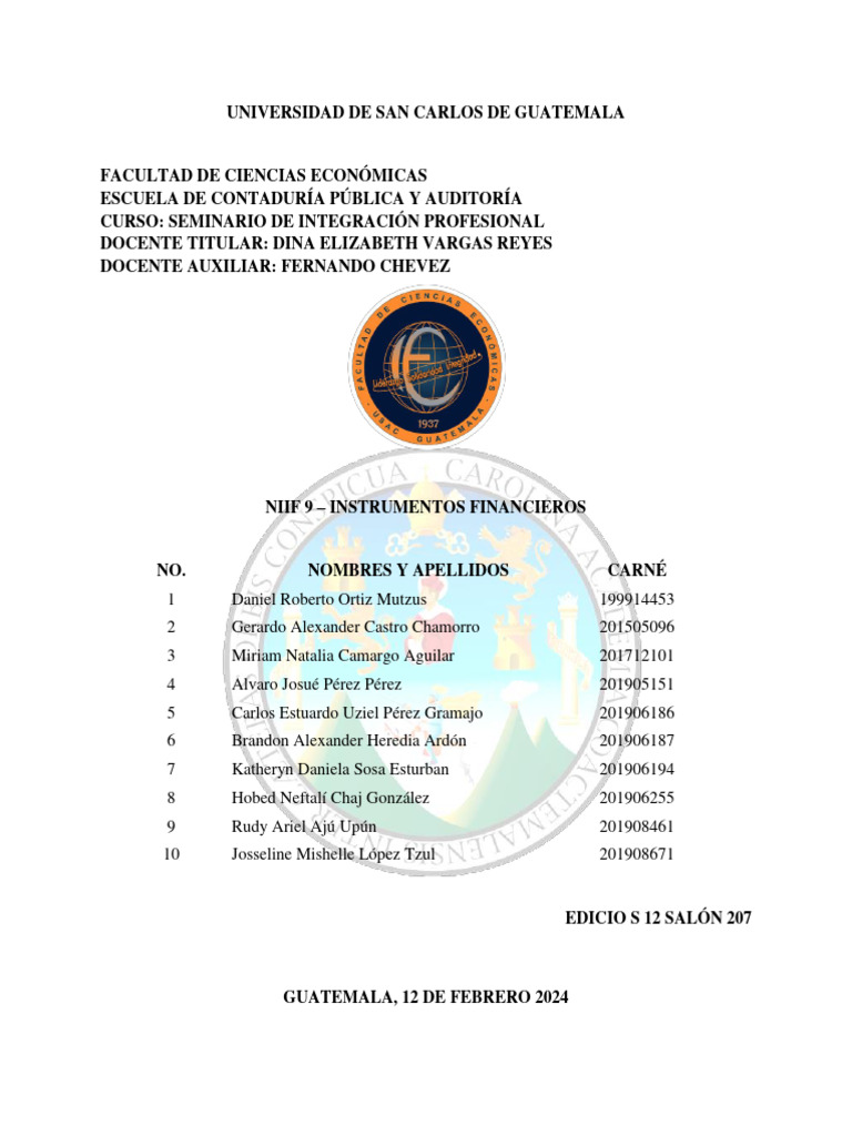 Niif 9 - Instrumentos Financieros | PDF | normas internacionales de ...