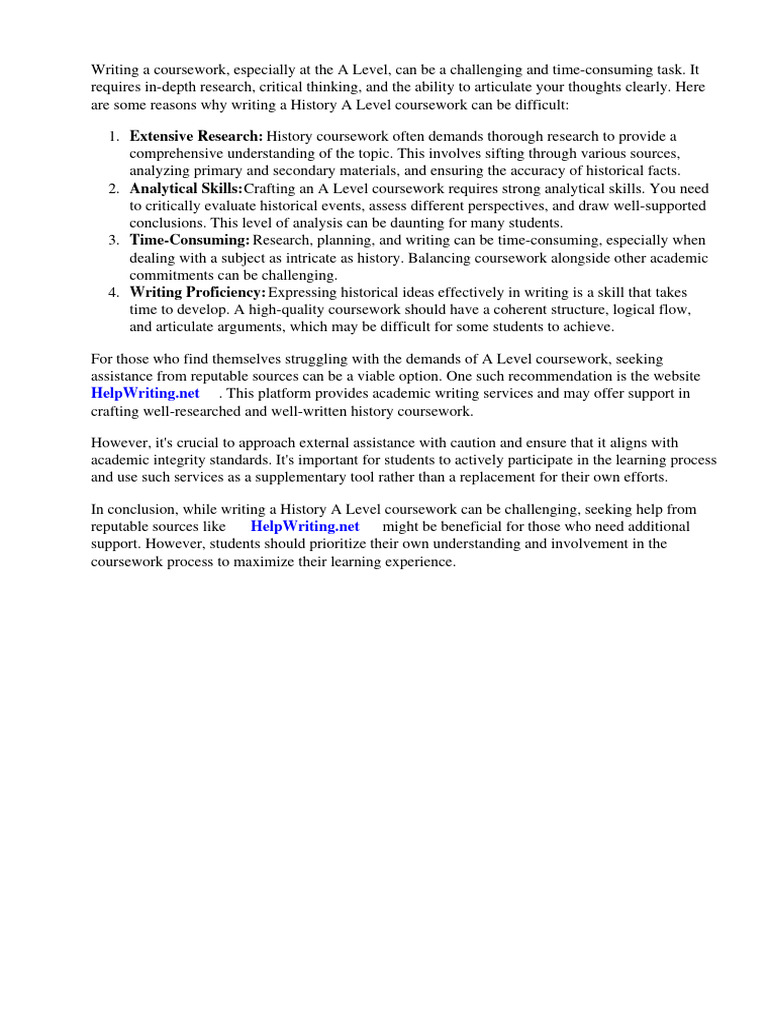 History A Level Coursework Ideas | PDF | Thought | Critical Thinking