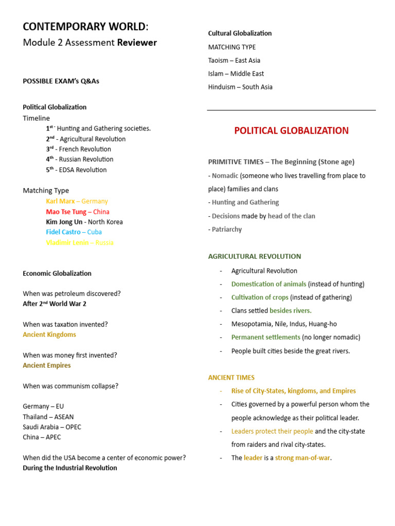 Contemporary | PDF | Communism | Monarchy