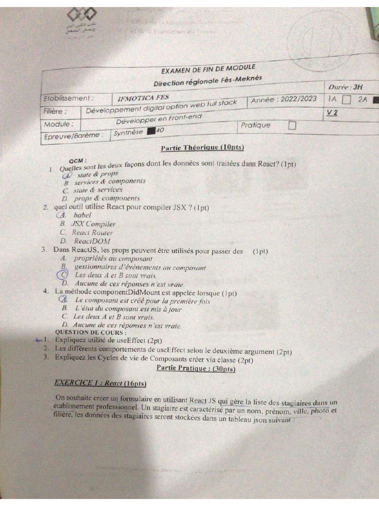 Efm Fes Meknes | PDF