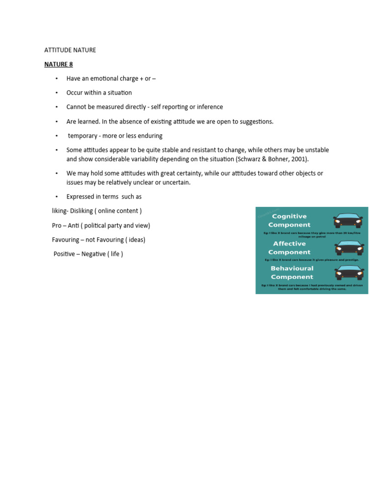 Attitude Nature | PDF