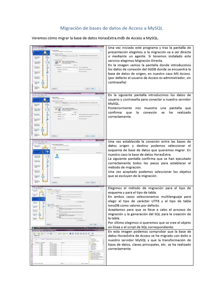 GBD07-4 - Migraciones en MySQL Workbench | PDF | Mi sql | Gestión de tecnología de la información