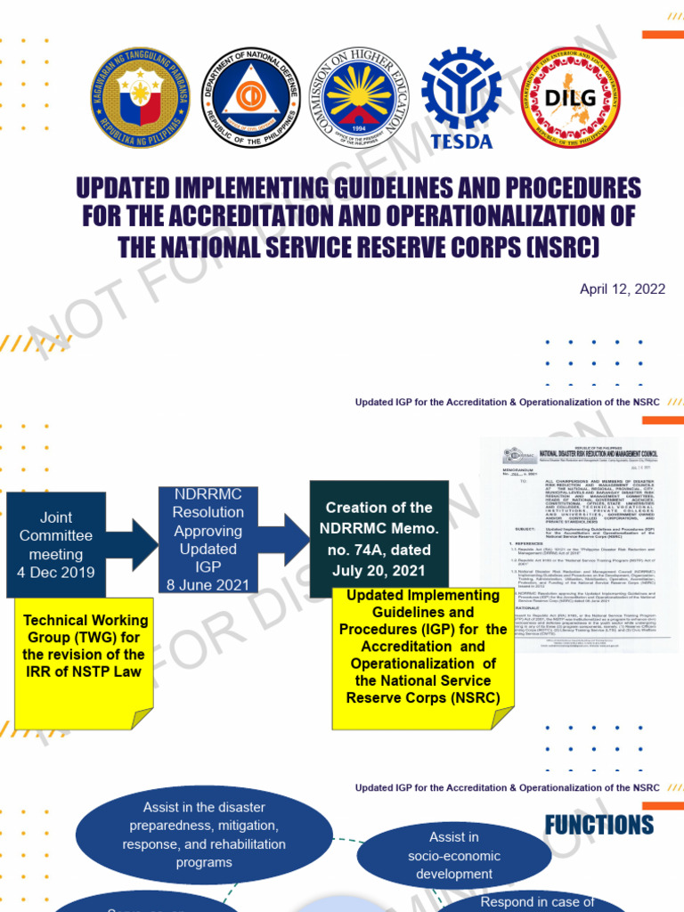 IGP NSRC - PPTX 1 | PDF | Personal Protective Equipment