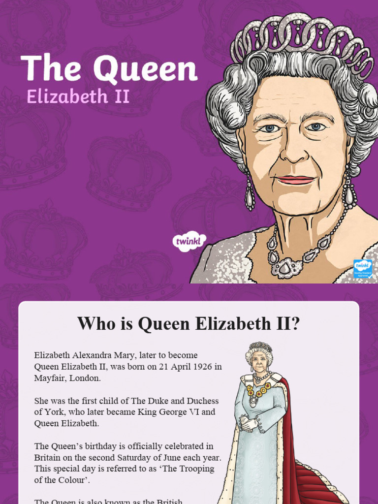 Queen Elizabeth LL Powerpoint | PDF | Elizabeth Ii | Monarchy Of The United Kingdom