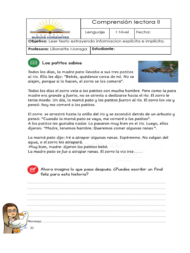 Comprensión Lectora | PDF