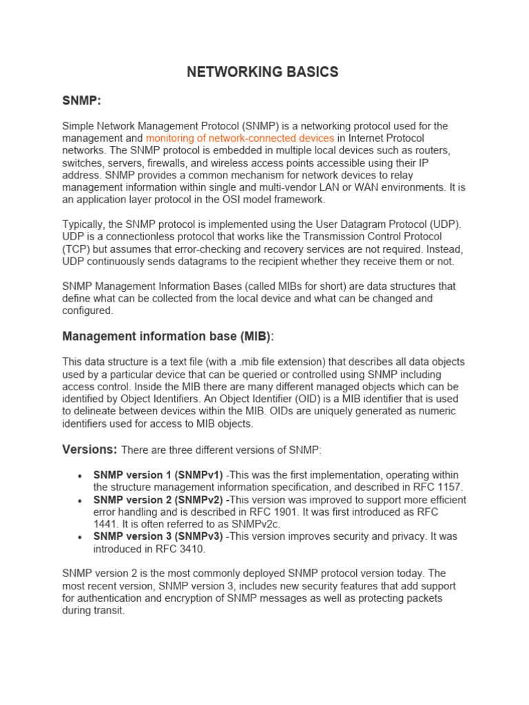 Networking Basics 1 | PDF | Osi Model | Internet Protocol Suite