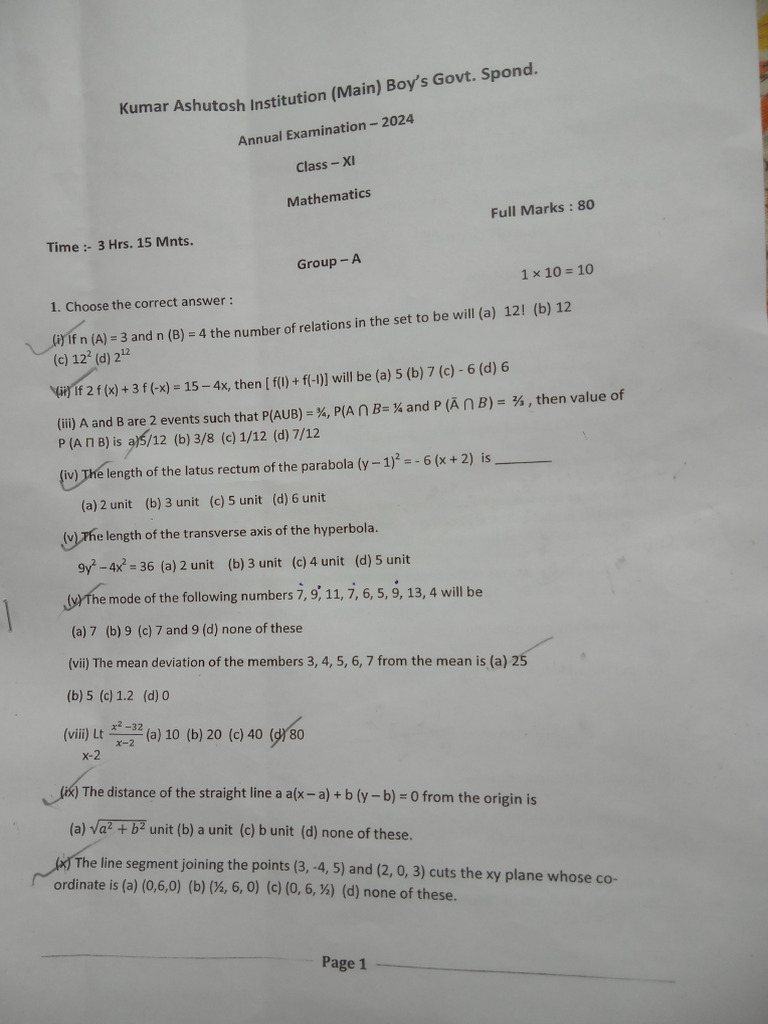 Mathematics Kaim | PDF