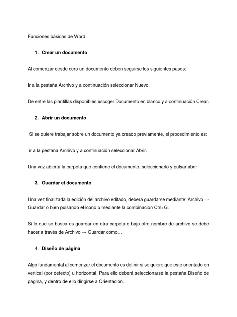 Funciones Básicas de Word | PDF | Archivo de computadora | Bibliografía