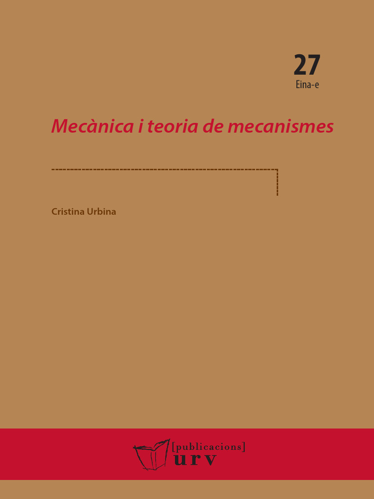 Mecànica I Teoria de Mecanismes PDF | PDF