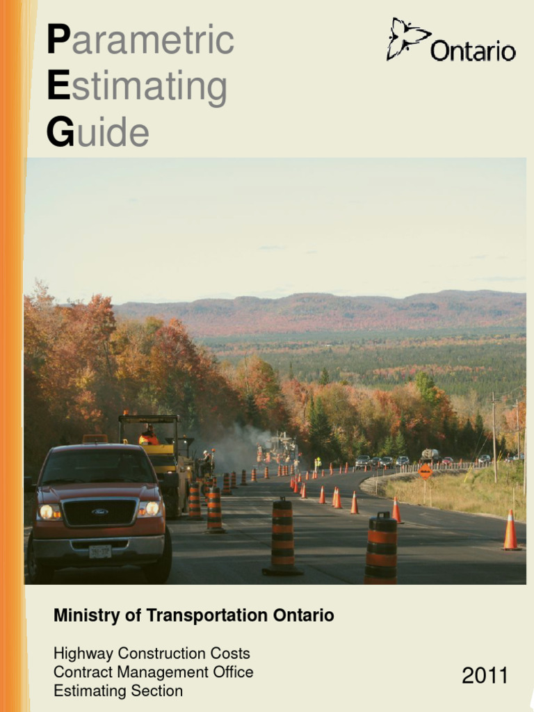 MTO-Parametric Estimating Guide-2011 | PDF | Road Surface | Prestressed ...