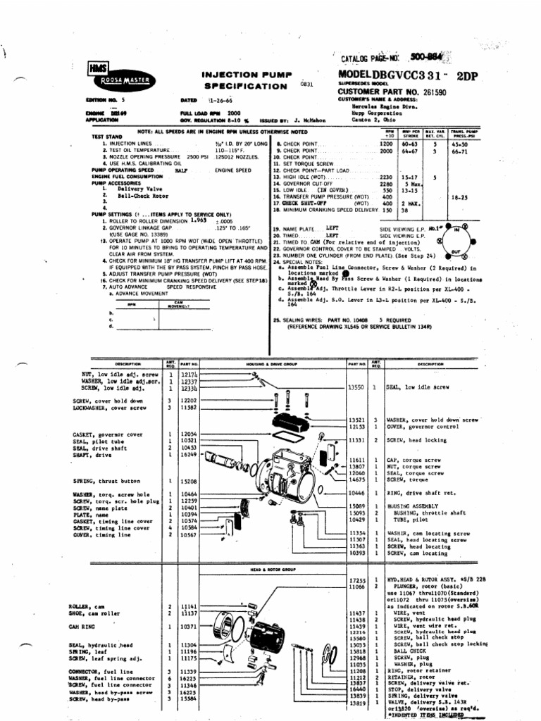 Pumf Specification | PDF | Pump | Throttle