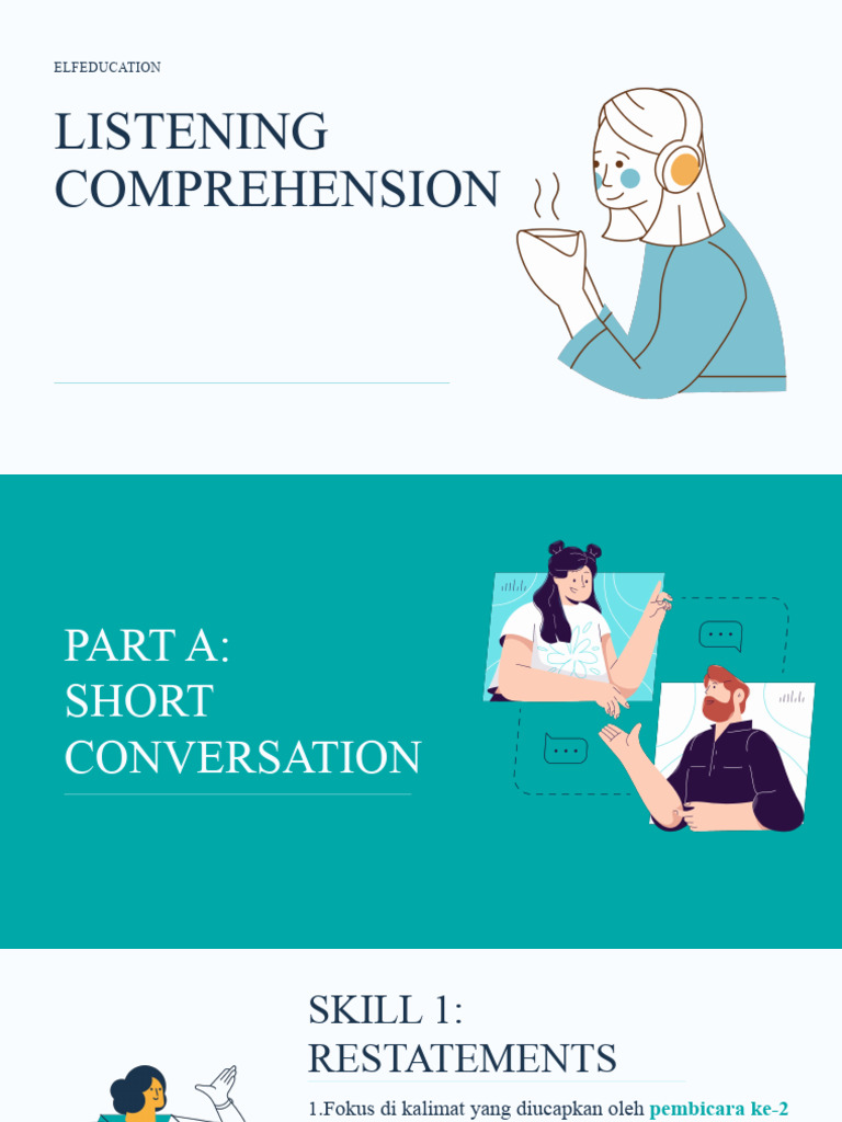 Listening Comprehension Strategies 4-6 | PDF | Language Arts ...