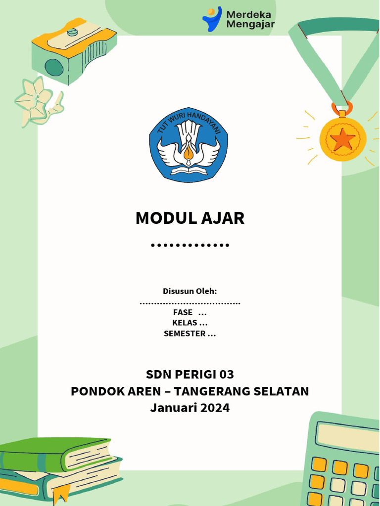 Form Modul Ajar PJBL | PDF
