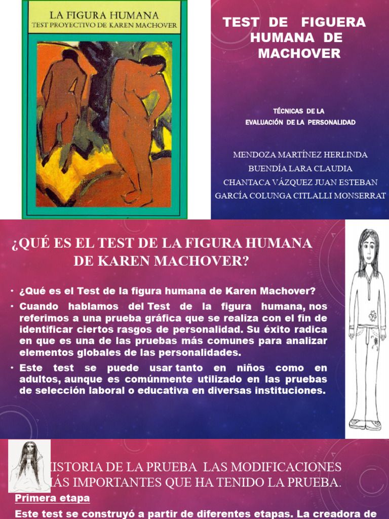 Test de Figuera Humana de Machover 1 | PDF | Dibujo | Ropa