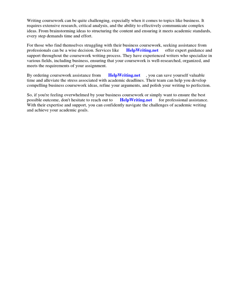 Business Coursework Ideas | PDF | Sales | Pricing