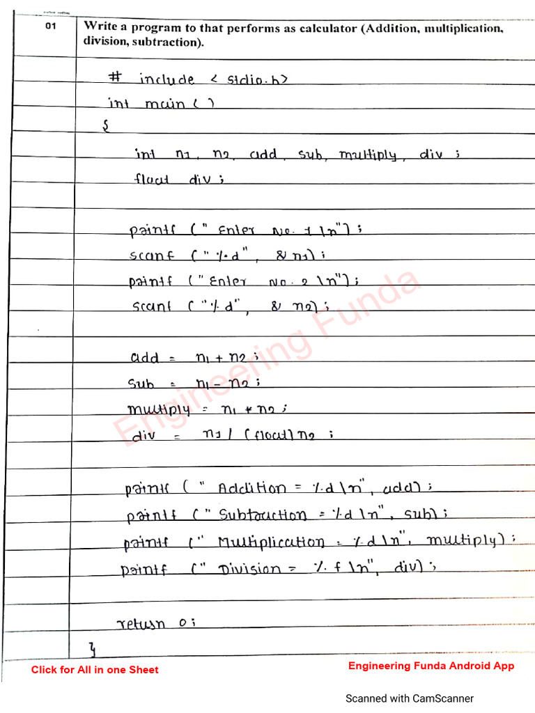 C Program (Code) - d274d33d A8bd 457c Bbd9 6ed71301bd7e | PDF