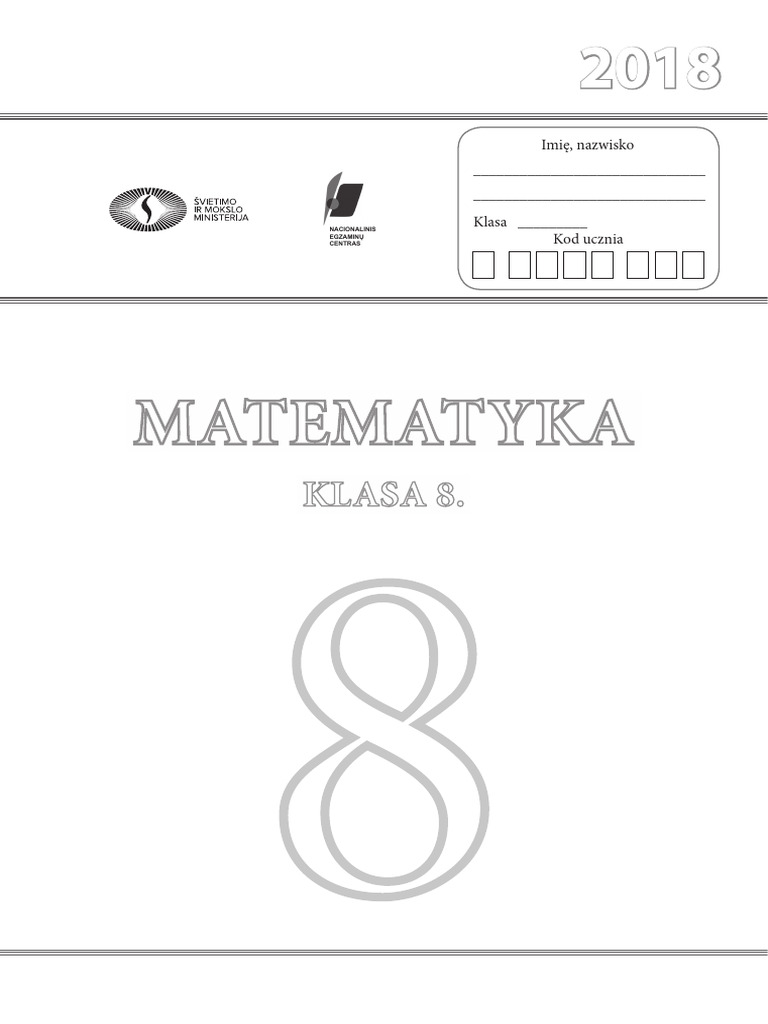 7599 Matematika ST2018 8kl PL | PDF