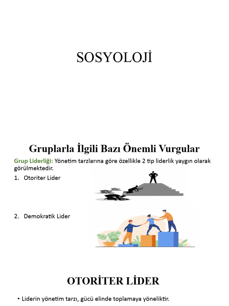 Sosyoloji̇ 6. Hafta | PDF