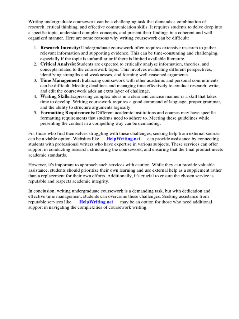 Definition of Undergraduate Coursework | PDF | Academic Degree ...