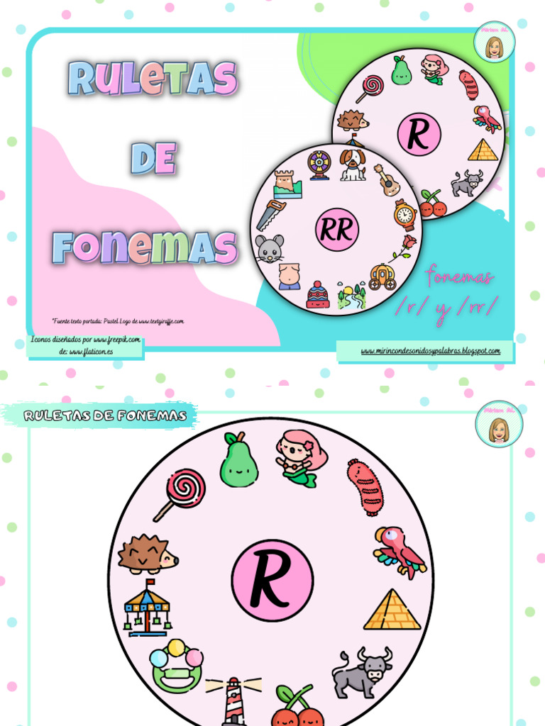 Ruletas de Fonemas R-RR | PDF