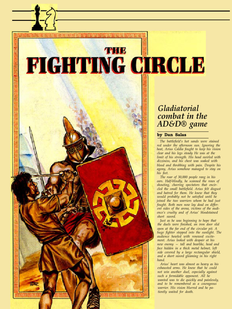 Drmg118 Fighting Circle | PDF | Gladiator