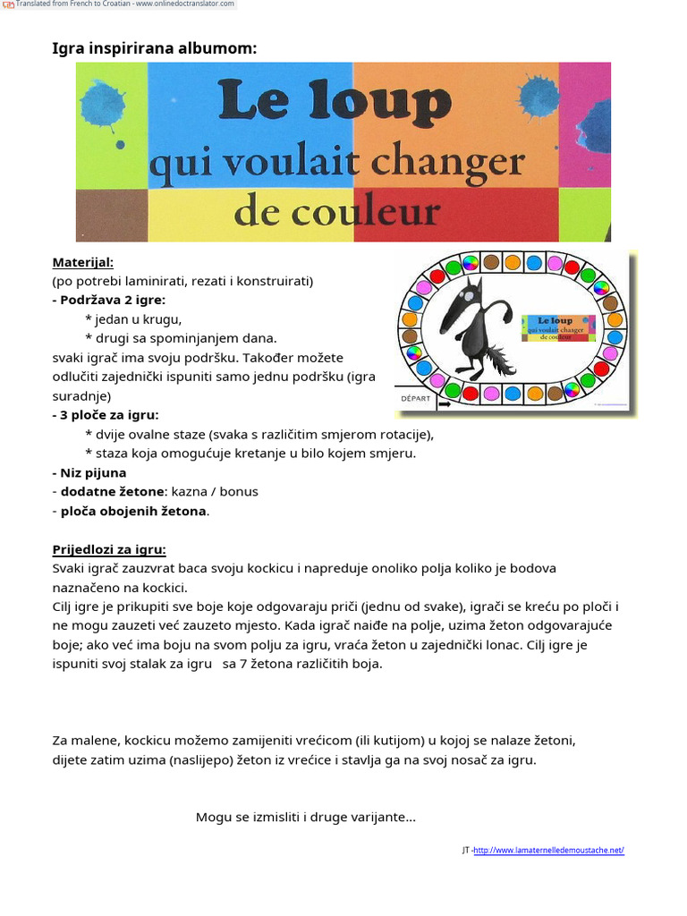 Igra Inspirirana Albumom:: - Podržava 2 Igre | PDF