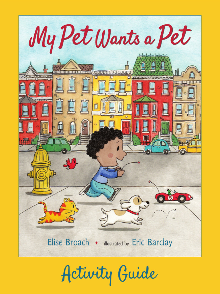 My Pet Wants a Pet Activity Guide | PDF | Image Processing | Vision