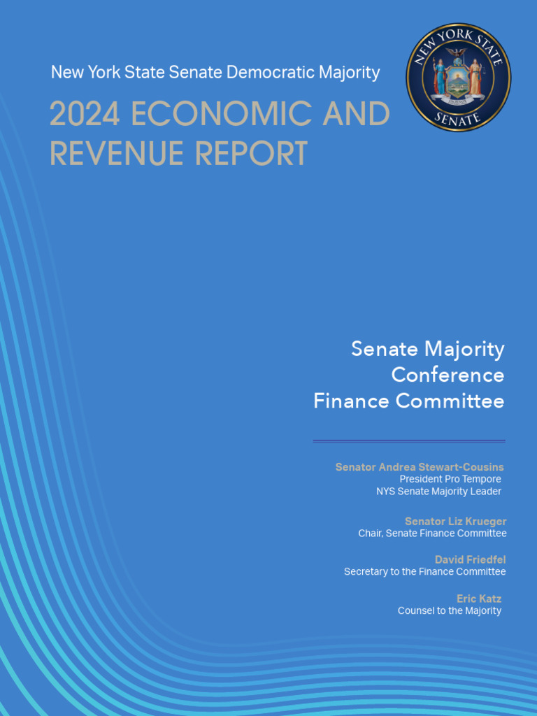 Senate Majority Finance Staff 2024 ECONOMIC AND REVENUE REPORT | PDF ...