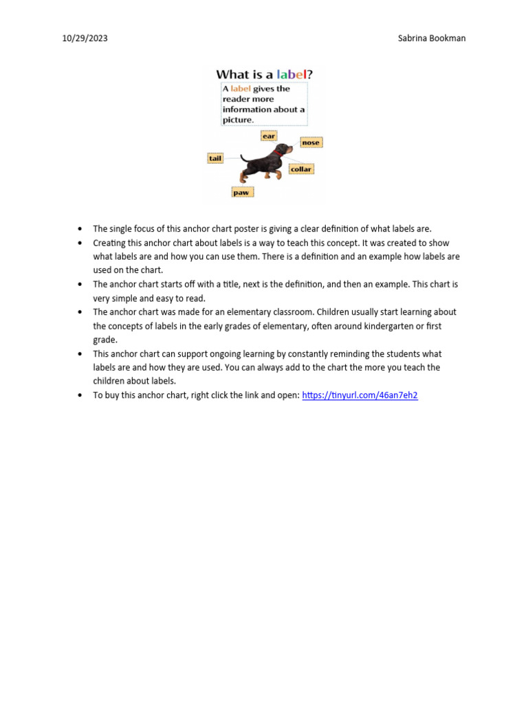 What Is A Label | PDF