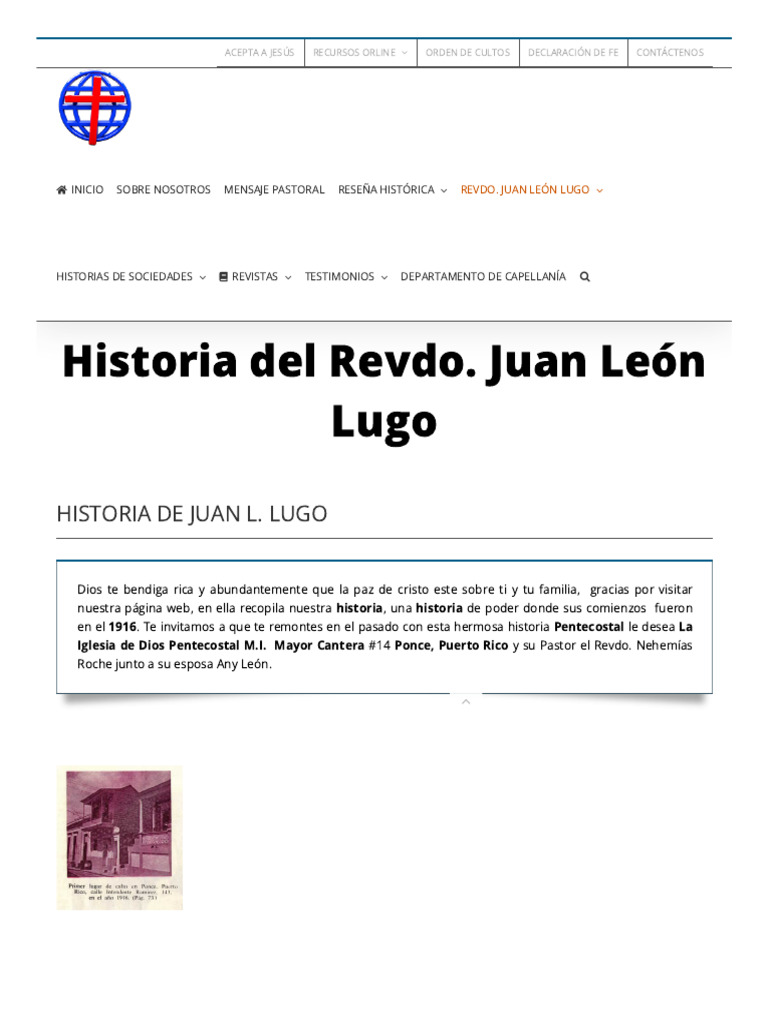 Juan L Lugo | PDF | Pentecostalismo | Religiones abrahámicas