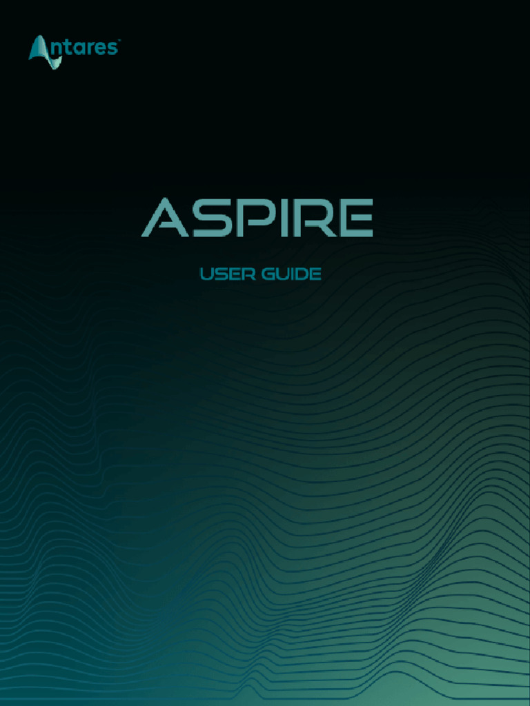 Aspire User Guide | PDF | Equalization (Audio) | Sound Technology