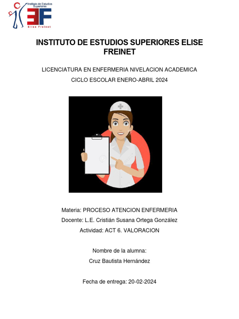 Act6 Pae BHC | PDF | Enfermería