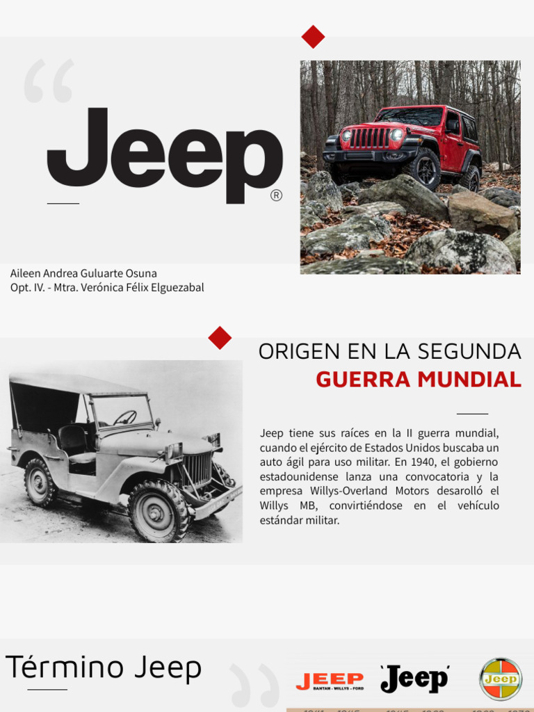 JEEP | PDF | todoterreno | Vehículos de ruedas
