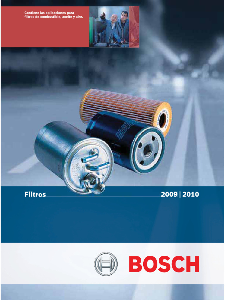 BOSCH Filtros 2010 | PDF | Filtración | Vehículos de ruedas