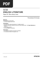 AQA GCSE English Literature Paper 1 SET 1 | PDF | Macbeth | A Christmas ...