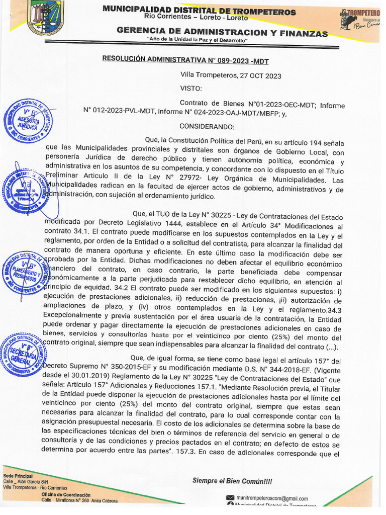 Resolucion PVL | PDF