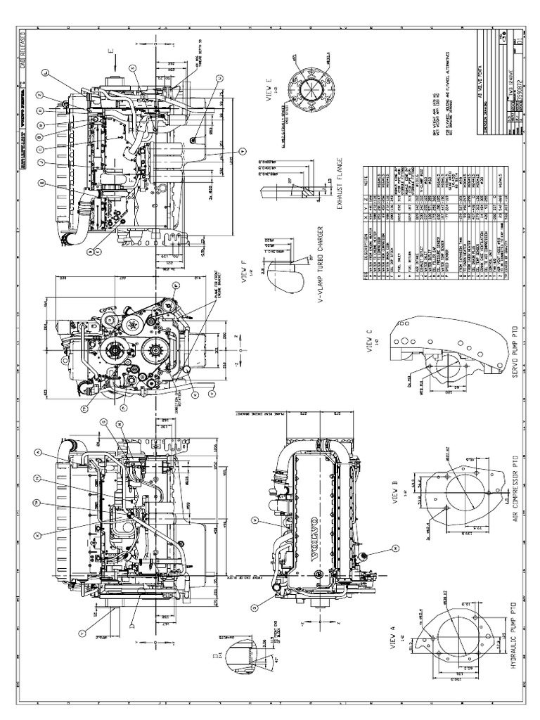 Volvo Penta TWD1240VE Draw | PDF