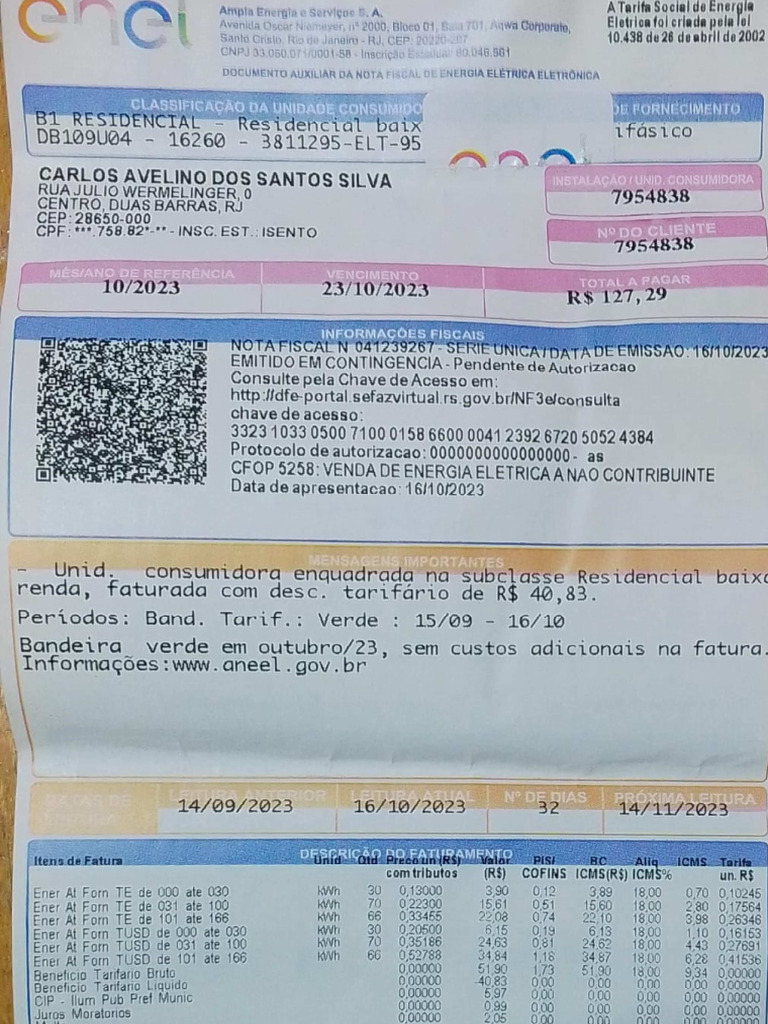 Comprovante Residencia Carlos | PDF