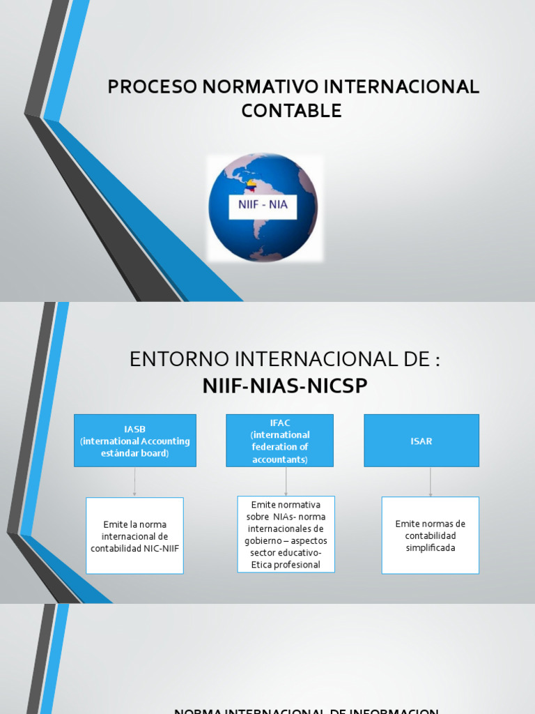 Presentacion Niif | PDF | normas internacionales de INFORMACION ...