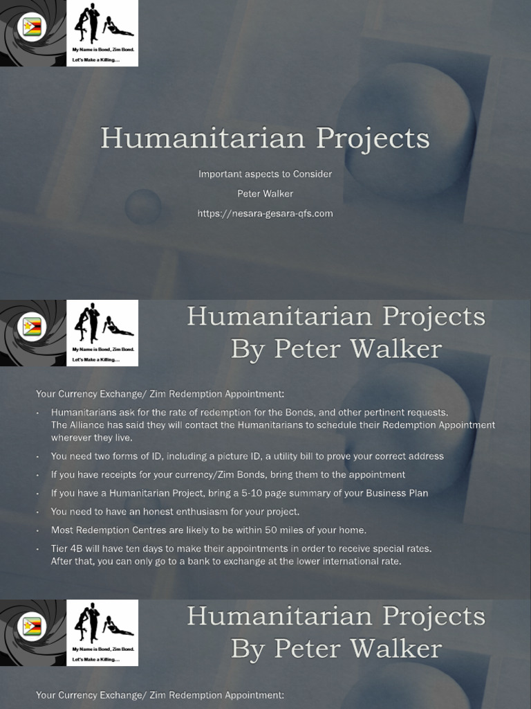Humanitarian Projects | PDF