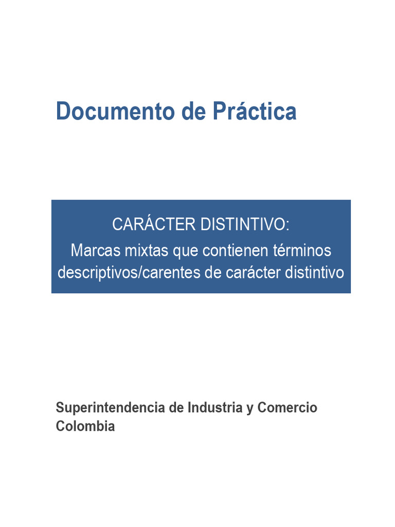 Guia para Analizar La Distintividad Marcaria | PDF | Marca | Puntuación